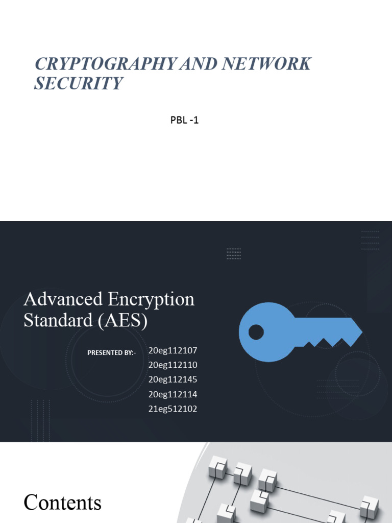Advanced Encryption Standards AES PPT by Alljobs - Co .In | PDF | Cryptography | Encryption