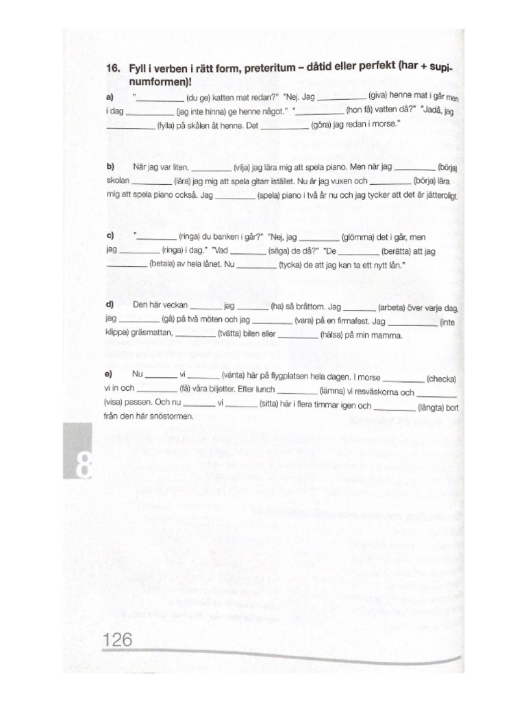 Swedish Textbook | PDF