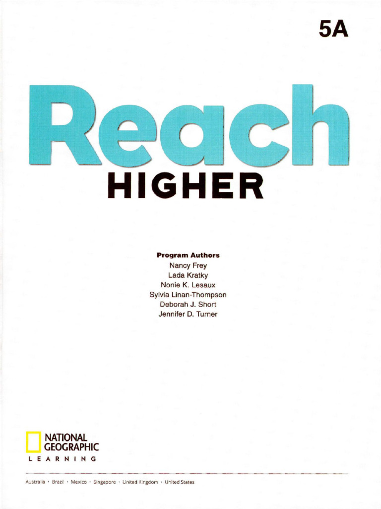 Reach Higher 5A | PDF