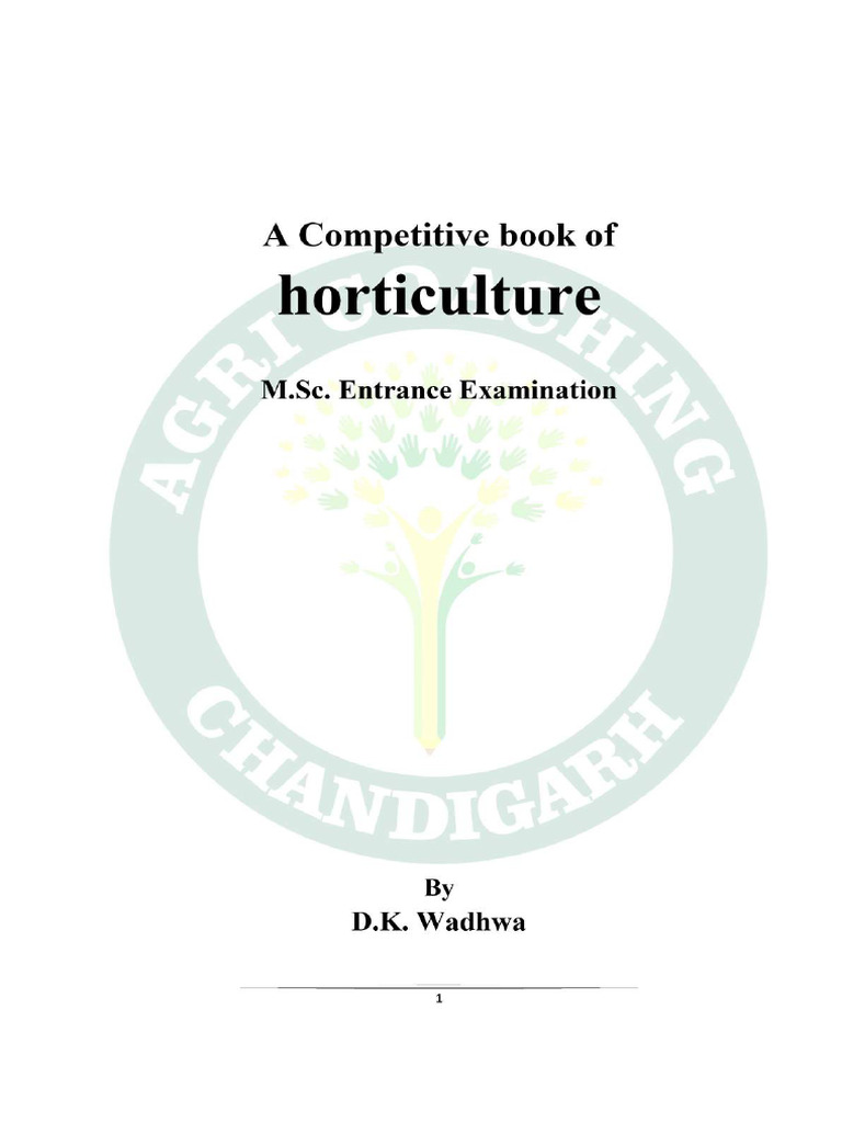 Horticulture Book | PDF