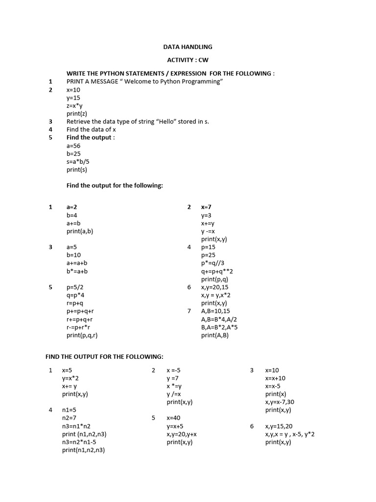 Data Handling | PDF | Programming Paradigms | Software