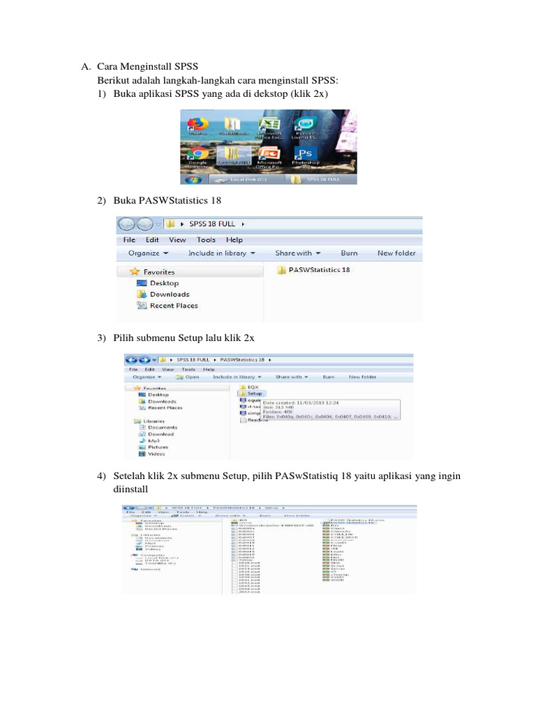 Cara Install SPSS 18 | PDF