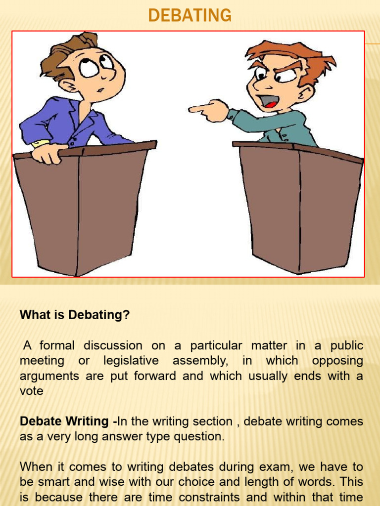 Debate Writing | PDF | Social Media | Popular Culture & Media Studies