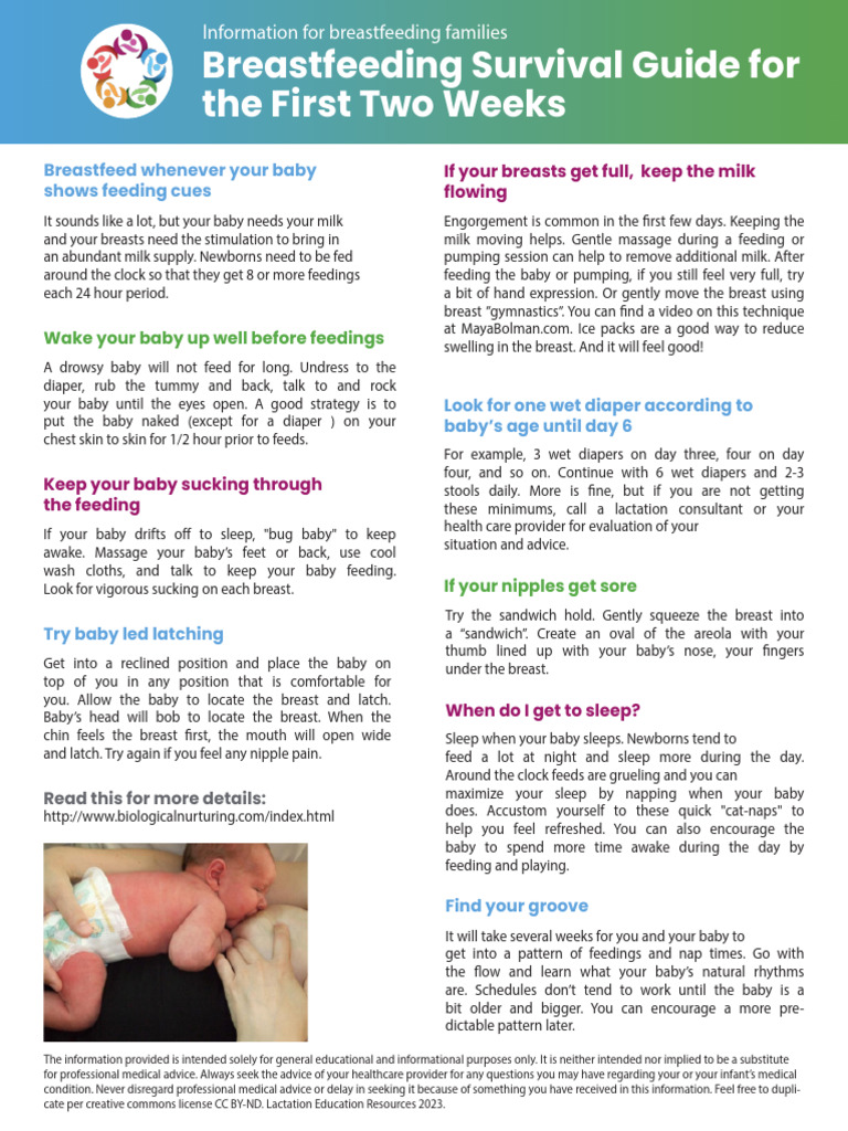 Survival Guide For The First Two Weeks Handout EDIT | PDF ...