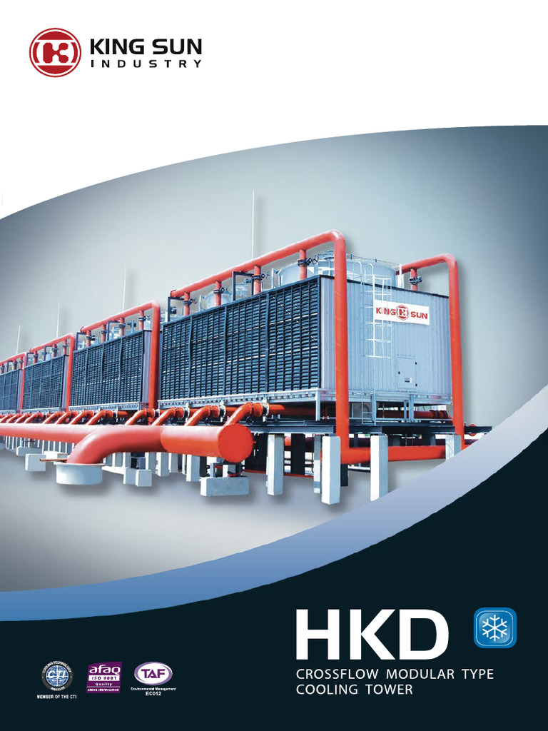 KINGSUN CTI Certified (HKD) Cross-Flow Cooling Tower Catalogue | PDF ...