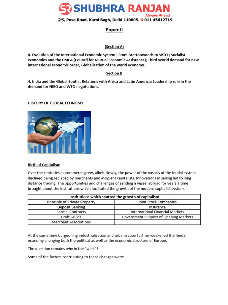 Evolution of International Economic System | PDF | General Agreement On ... Evolution of International Economic System | PDF | General Agreement On ...