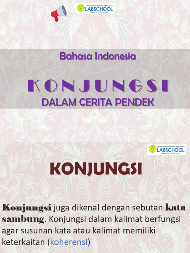 Bindo - Konjungsi Cerpen | PDF