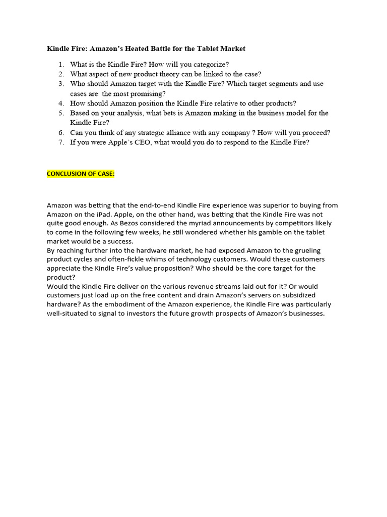 Kindle Fire | PDF | Amazon Kindle | Tablet Computer