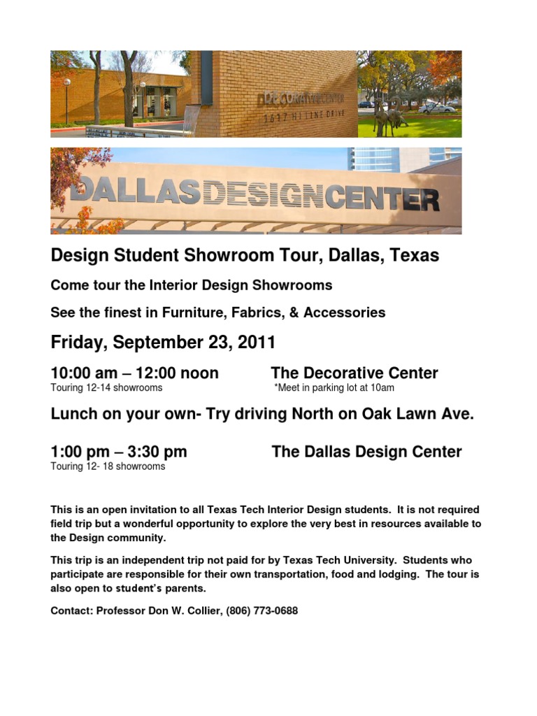 Design Student Showroom Tour | PDF | Travel | Home & Garden