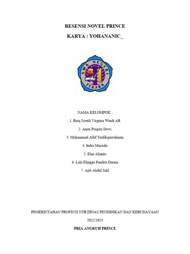 Resensi Novel Prince | PDF