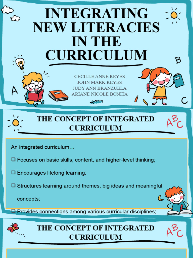 Integrating New Literacies in The Curriculum | PDF ...