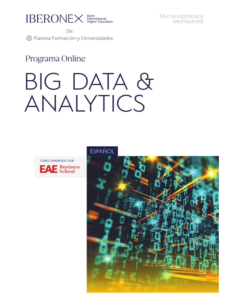EAE - Big Data & Analytics | PDF | Big Data | Inteligencia de negocios