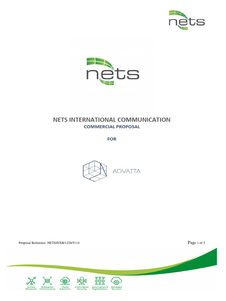 NETS - Advaita Group - 1388 - V1.0 | Download Free PDF | Prices | Taxes