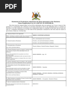 Change of Particulars Form D Guide | PDF