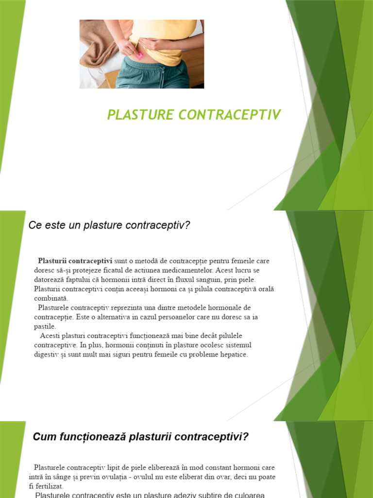 Plasture Contraceptiv | PDF