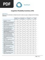 Spane Scale of Positive and Negative Experience Assessment | PDF ...