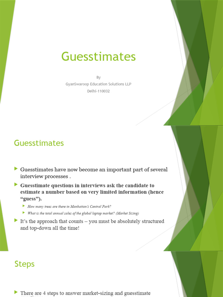 Guesstimate 1 | PDF | Market Segmentation | Life Expectancy