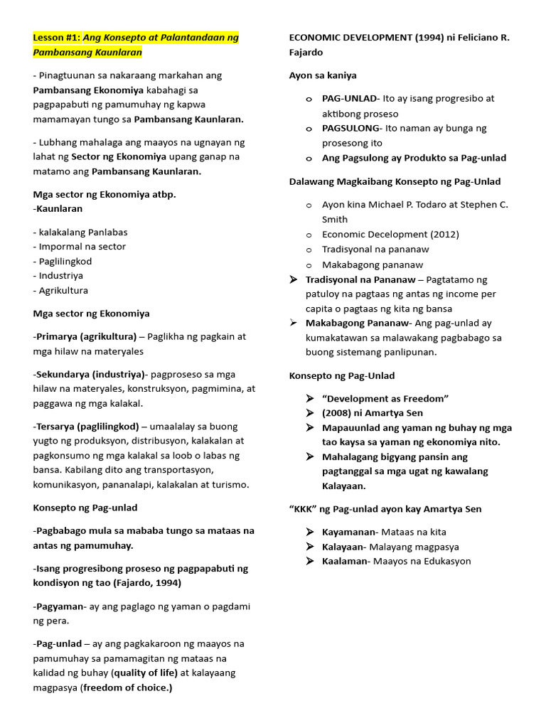 Aralin Panlipunan | PDF