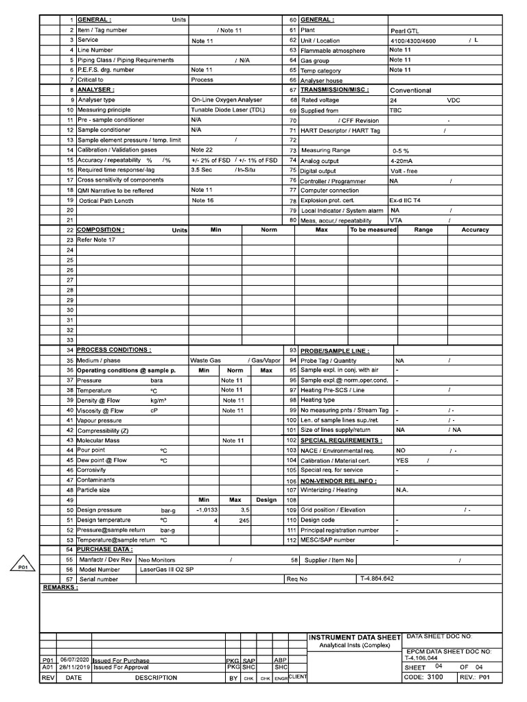 Datasheet | PDF | Gases | Physical Sciences