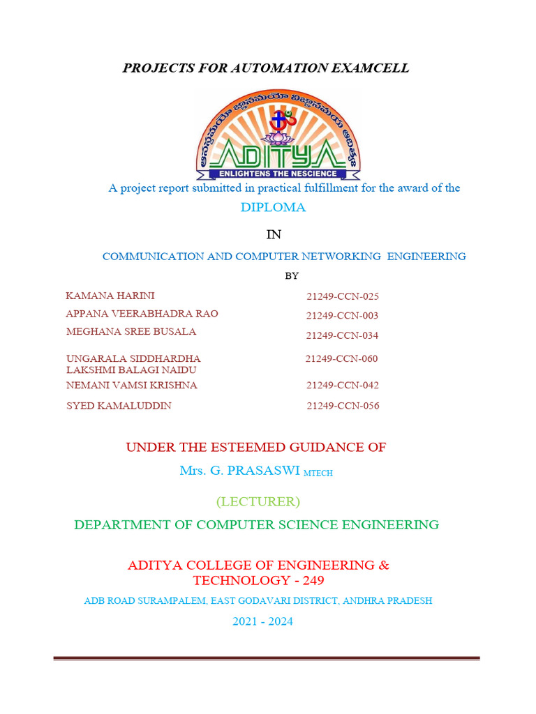 Automation Examcell | PDF | Information Technology | Computing