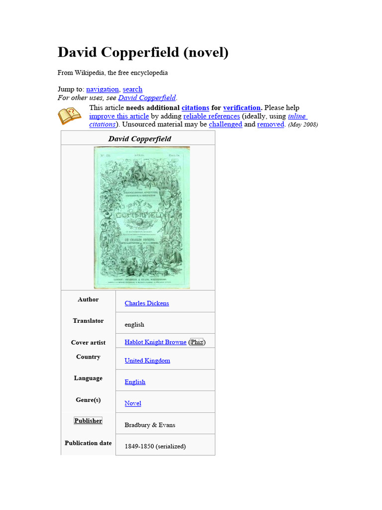 David Copperfield | PDF | David Copperfield