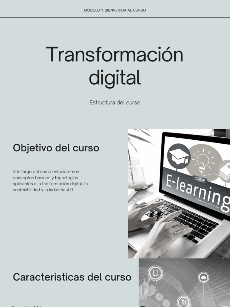 1 Transformación Digital | PDF | Internet de las Cosas | Aprendizaje