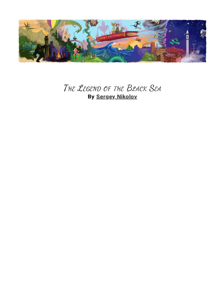 The Legend of the Black Sea - Short Kid Stories | PDF | Cats ...