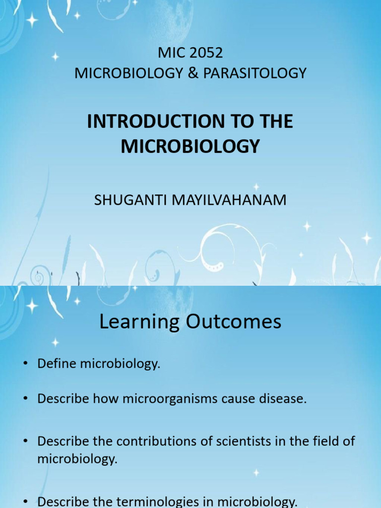 Introduction To Microbiology | PDF | Microorganism | Microbiology Introduction To Microbiology | PDF | Microorganism | Microbiology