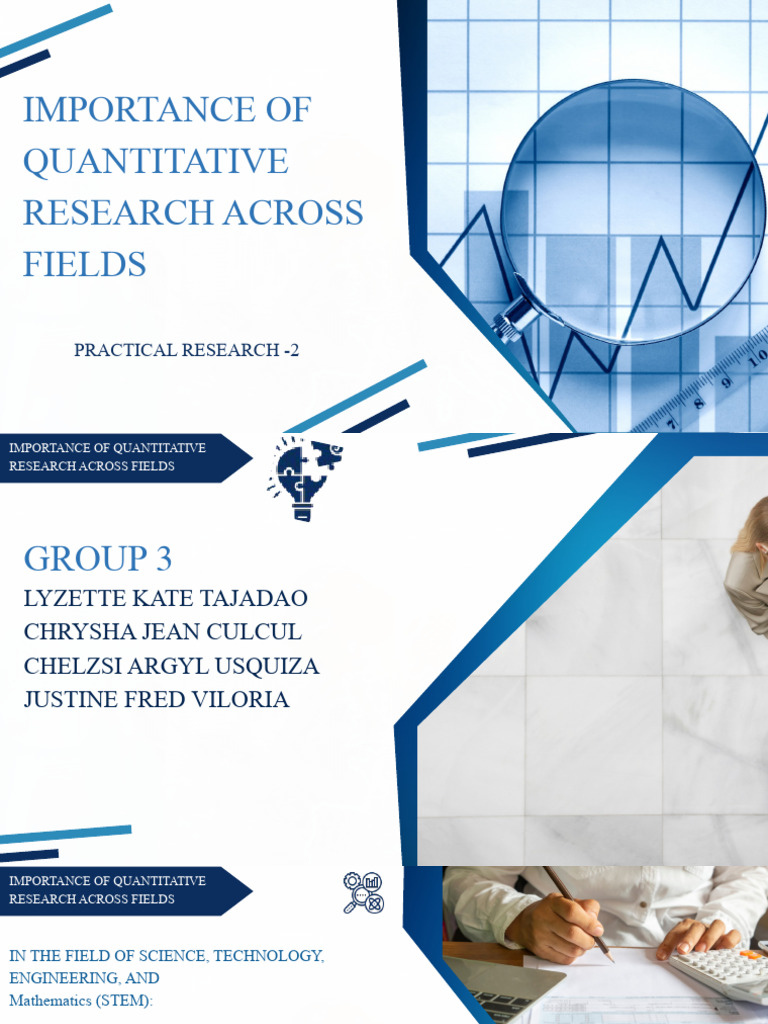 Importance of Quantitative Research Across Fields | PDF