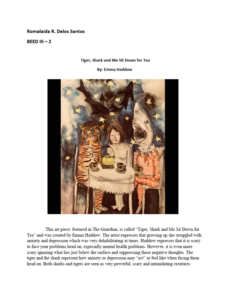Understanding Anxiety Through Art | PDF
