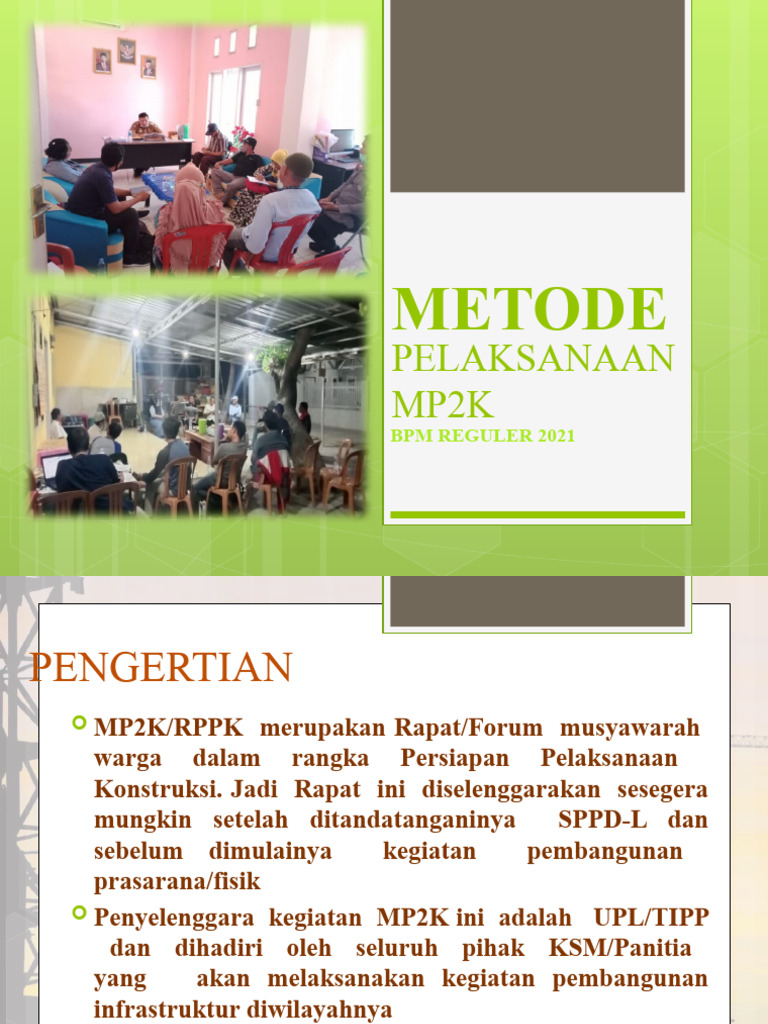 PELAKSANAAN MP2K | PDF