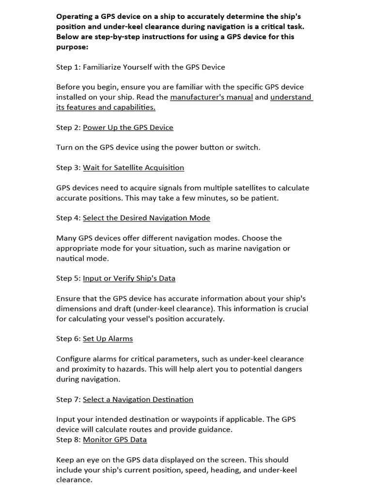 Nav 1 LABORATORY 2 | PDF | Global Positioning System | Navigation