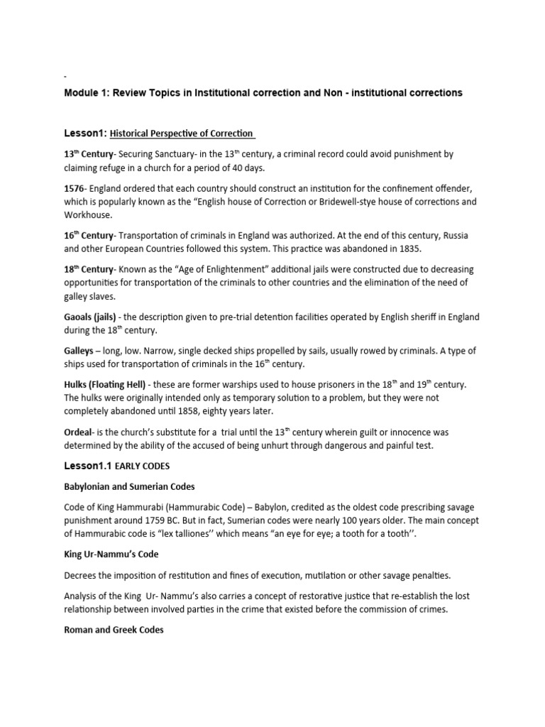 CA3 Module Complete | PDF | Prison | Sentence (Law)