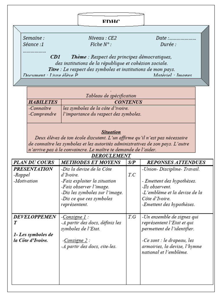 Edhc Ce2 | PDF | Démocratie | Idéologies politiques