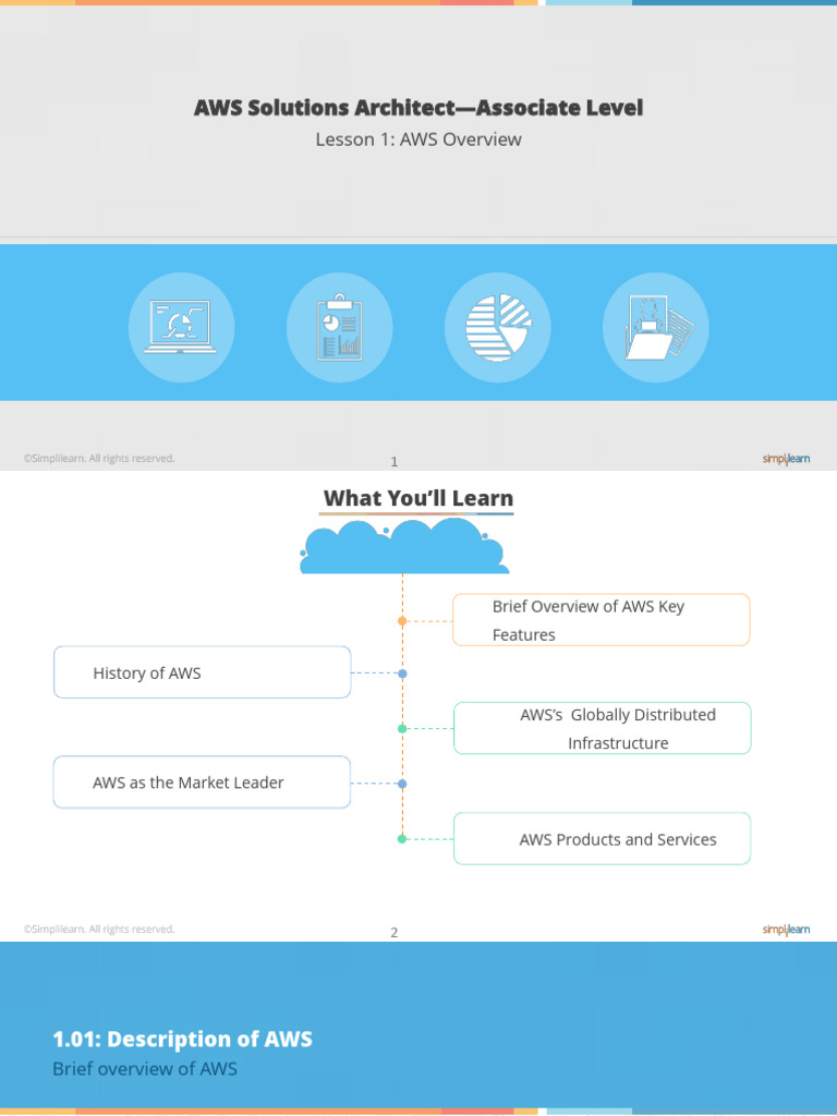AWS Solutions Architect Lesson 1 | PDF | Amazon Web Services | Cloud ...