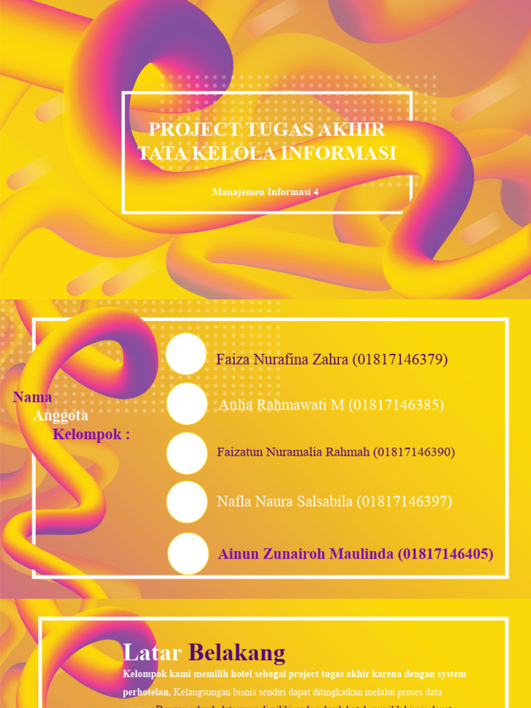 Laporan Project Akhir Kelompok 1 | PDF