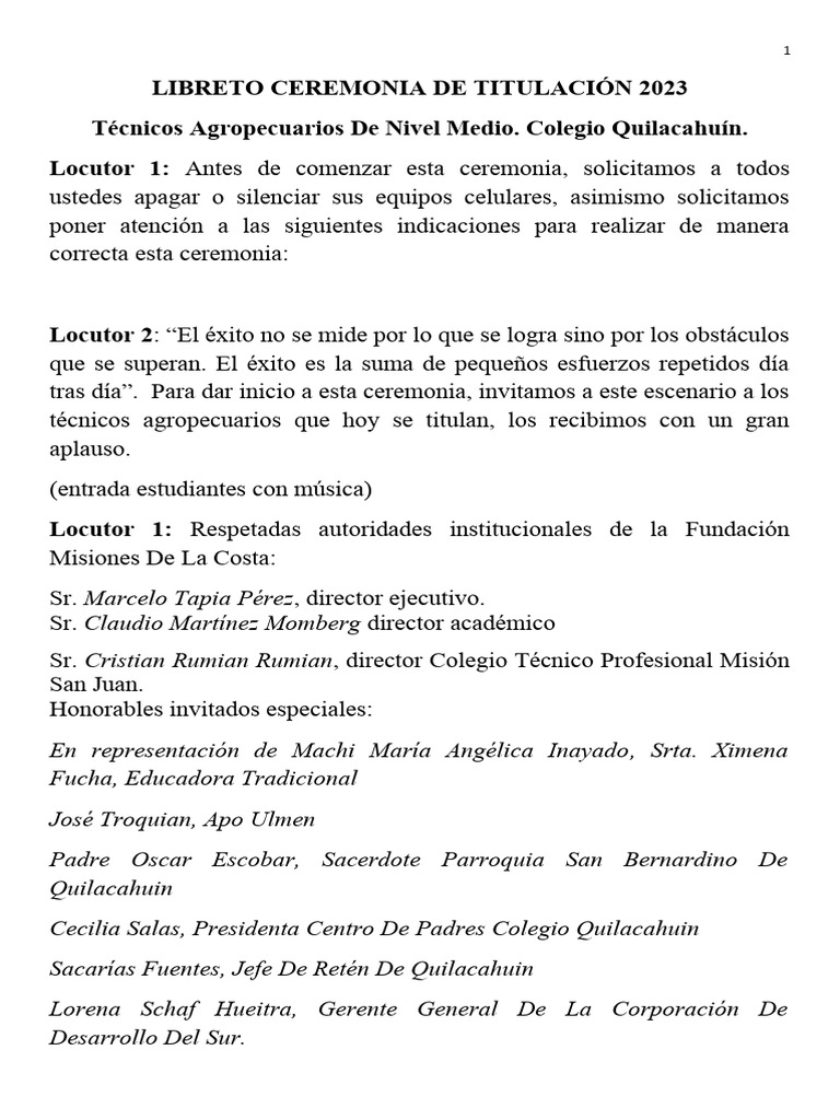 Libreto Titulación 2023 | PDF | Business