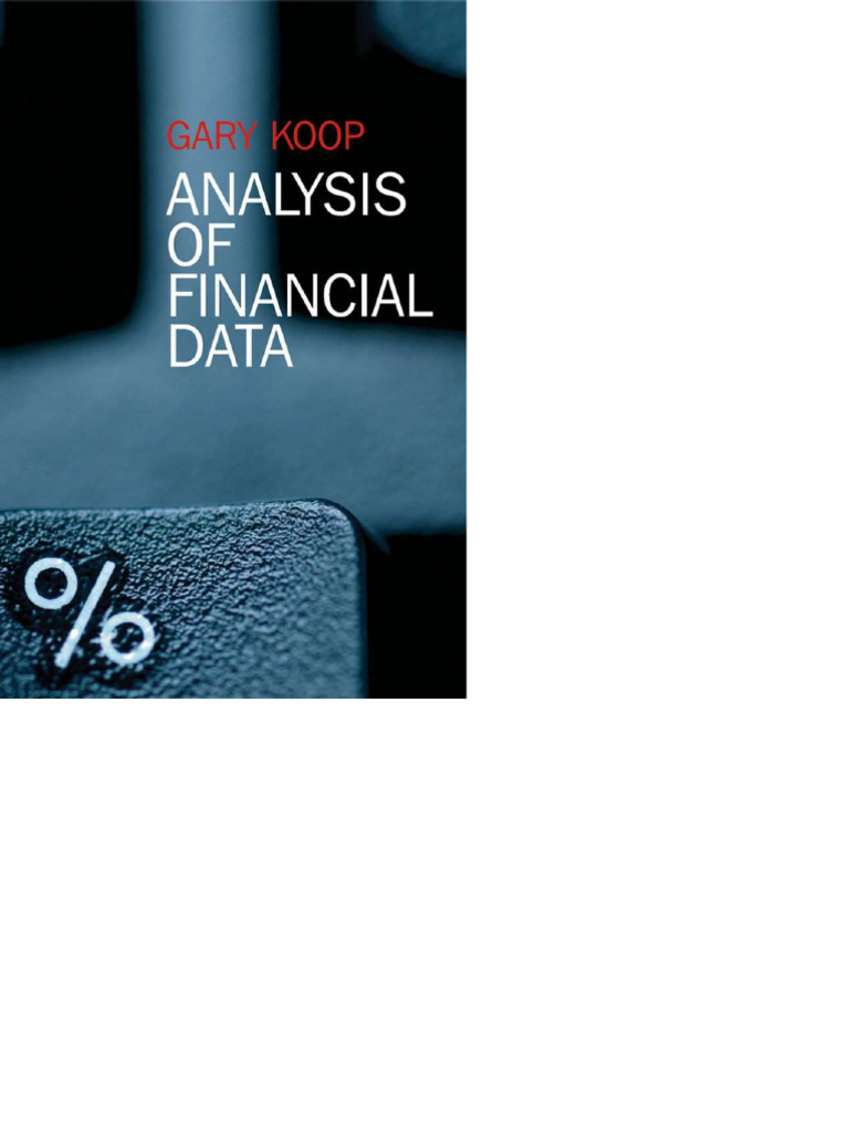Analysis of Financial Data Book by Gary Koop | PDF