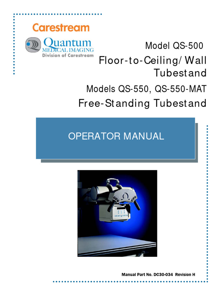 Carestream Quantum Medical Imaging QS 550 Tubestand DC30 034 RH 201506 ... Carestream Quantum Medical Imaging QS 550 Tubestand DC30 034 RH 201506 ...