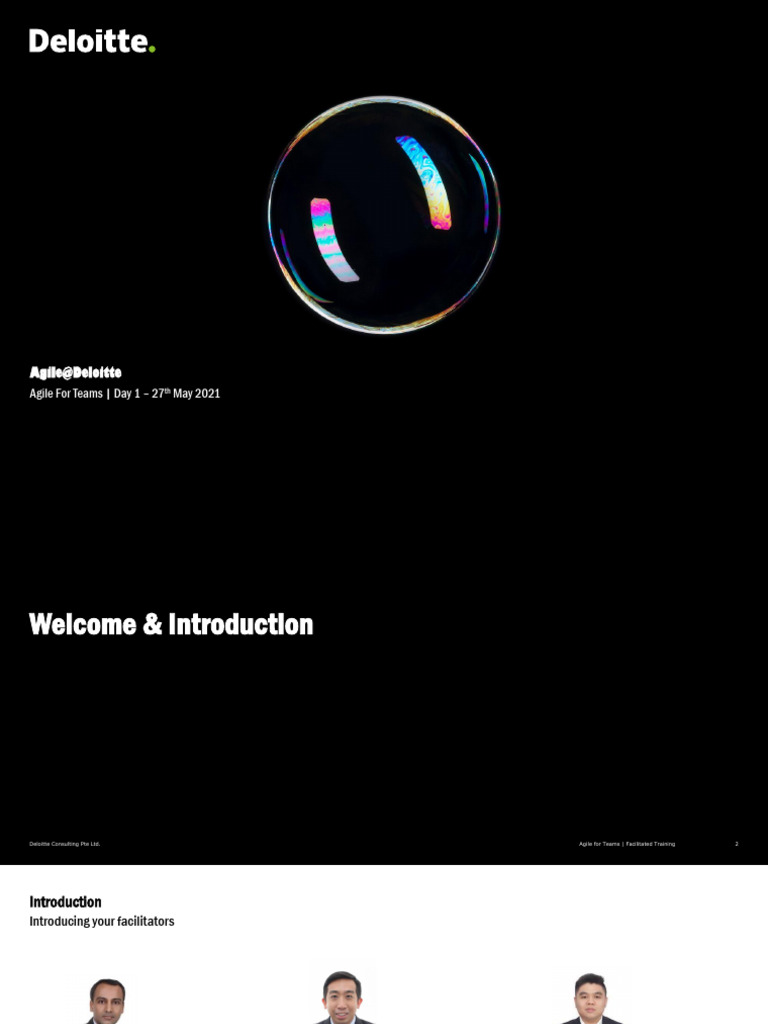 Agile Training for Teams at Deloitte | PDF | Scrum (Software ...