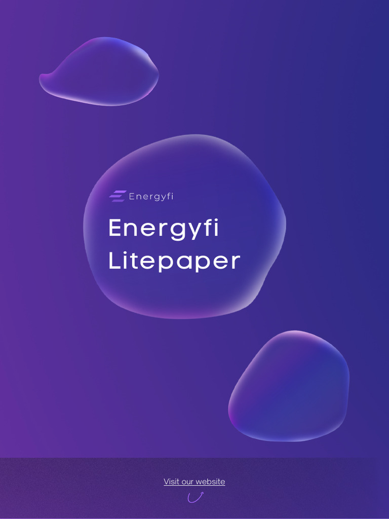 Energyfi Litepaper | PDF | Cryptocurrency | Money