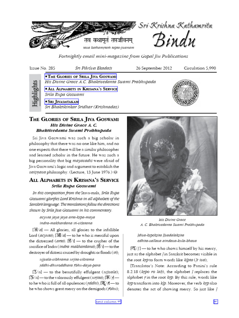 Sri Krishna Kathamrita - Bindu285 | PDF