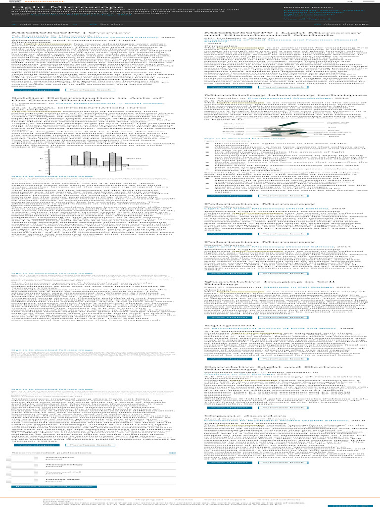 Light Microscope - An Overview ScienceDirect Topics | PDF | Microscope ...