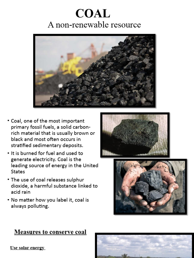 Coal: Usage, Impact, and Conservation | PDF | Home & Garden | Science ...