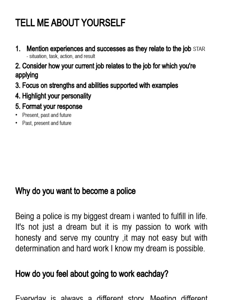 Police Aspirations and Career Insights | PDF