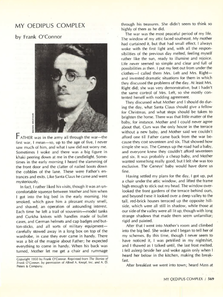 My Oedipus Complex | PDF