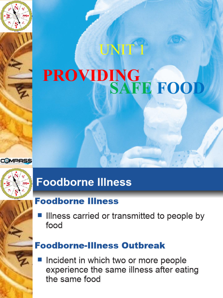 Unit 1 - Providing Safe Food | PDF | Foodborne Illness | Food And Drink