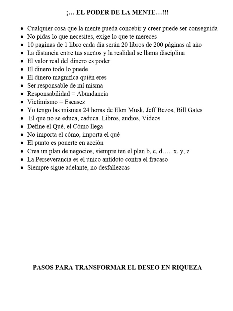 El Poder de Una Idea | PDF | Derecho