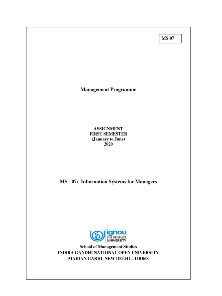 MS07 | PDF