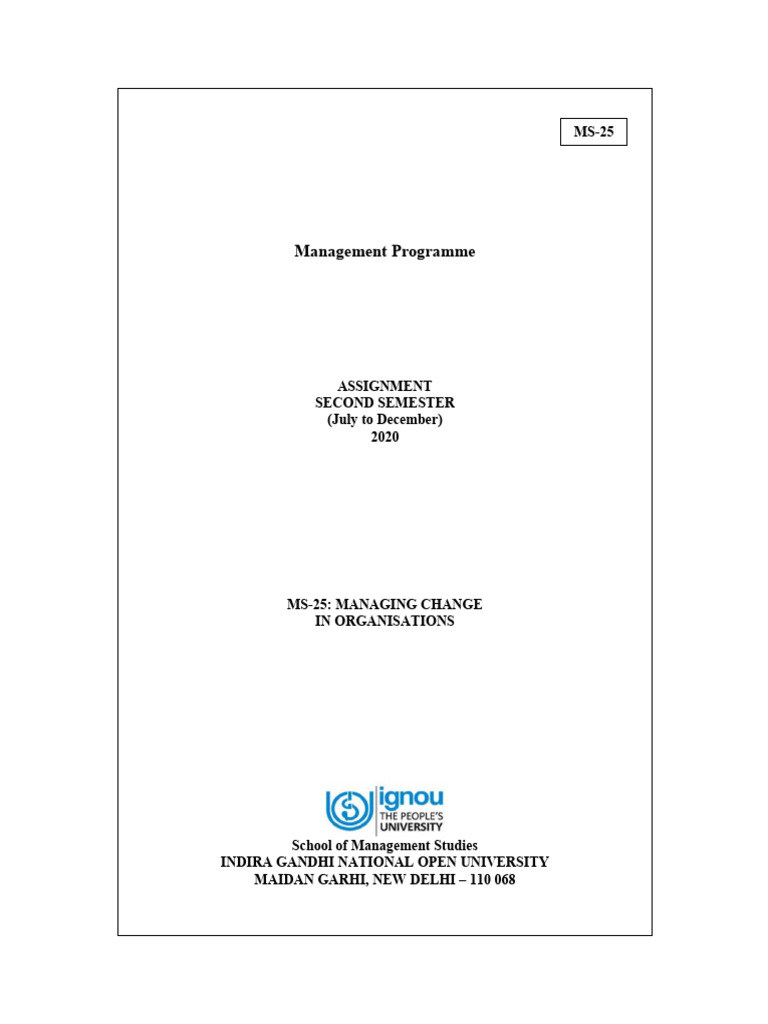 MS-25-Assignment Paper Dec2020 | PDF MS-25-Assignment Paper Dec2020 | PDF